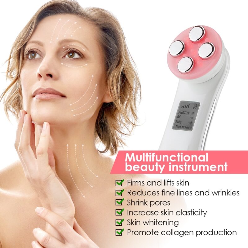 EMS Facial Mesotherapy Electroporation RF Radio Frequency LED Photon ...