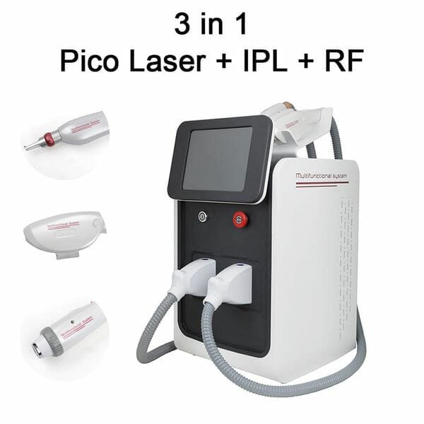 Portable 3 in 1 Painless Epilator Ipl Opt Hair Laser Removal Nd Yag ...