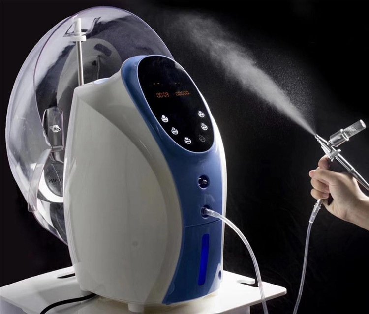O2toDerm Oxygen Facial Machine with 7 Colors LED Dome - Mico Aesthetic